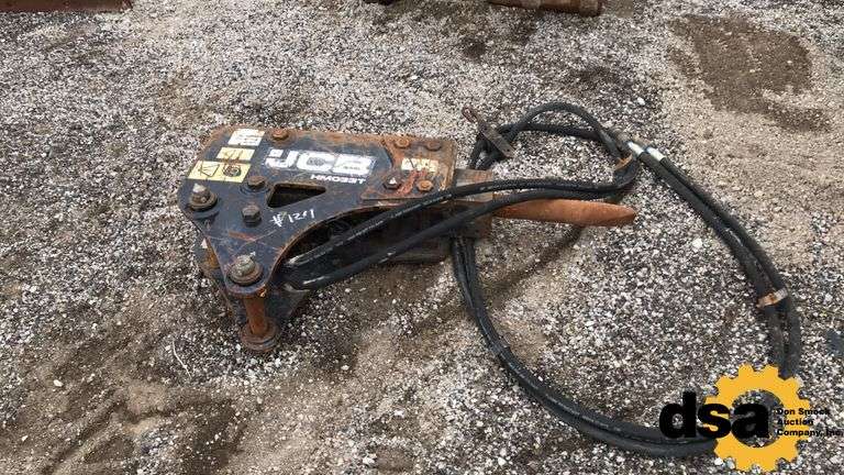 JCB Hydraulic Hammer Backhoe Attachment, - Don Smock Auction Company