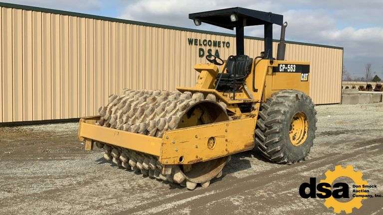 Cat CP-563 Padfoot Compactor, - Don Smock Auction Company