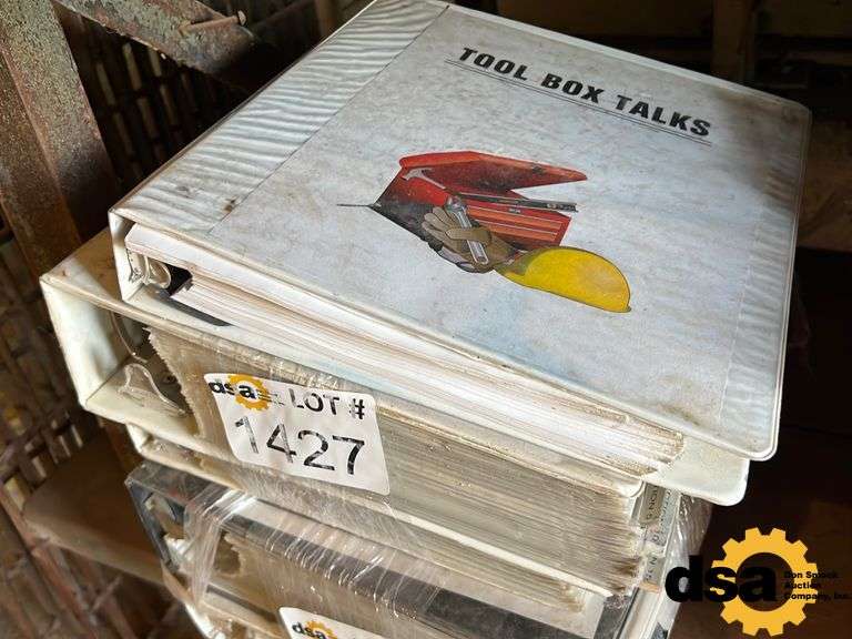 Assorted Safety Binders - Don Smock Auction Company