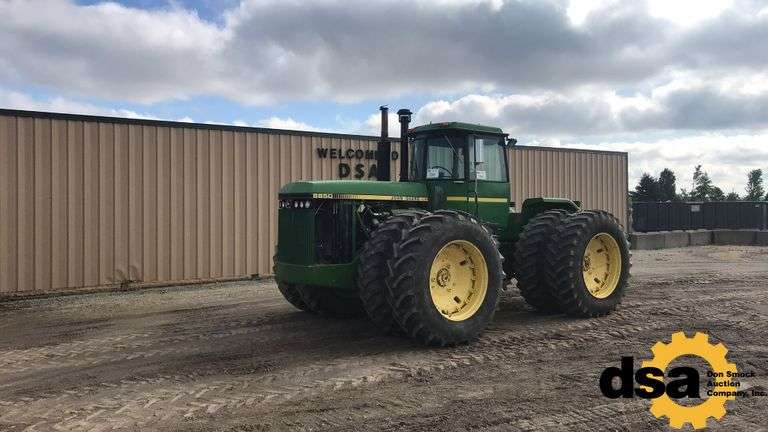 John Deere 8850 AG Tractor, - Don Smock Auction Company