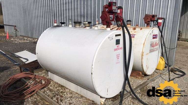 Above ground Fuel Storage Tank, - Don Smock Auction Company