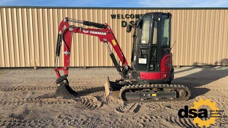 2022 Yanmar Vio26-6 Mini Excavator, - Don Smock Auction Company