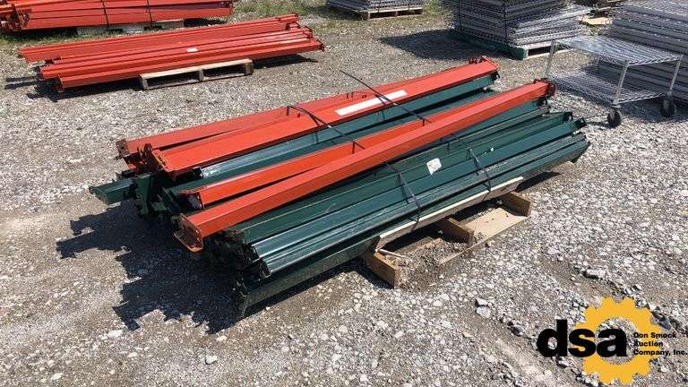 Assorted 8' And 7' Pallet Racking Rails - Don Smock Auction Company