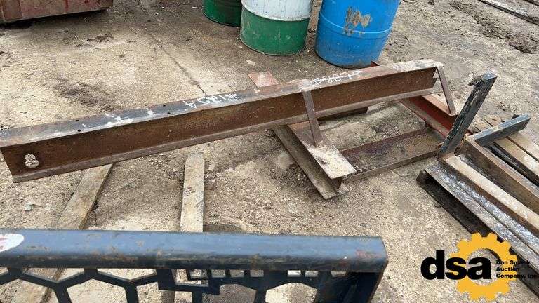 Fabricated Forklift Boom - Don Smock Auction Company