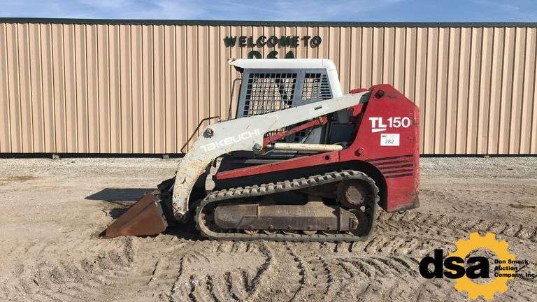 Takeuchi TL150 Track Skid Loader, - Don Smock Auction Company
