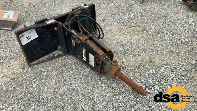 John Deere HB50 Hydraulic Hammer For Skid Loader - Don Smock Auction ...