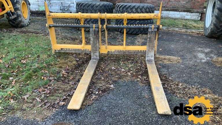 72" Quick Attach Loader Forks, - Don Smock Auction Company