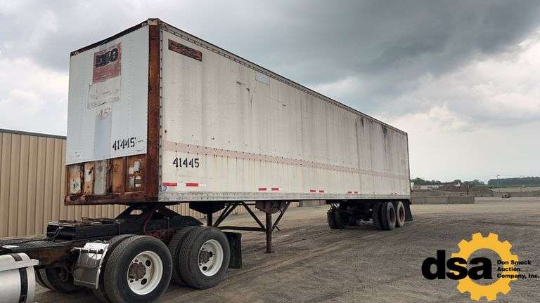 1996 Cindy Tandem Axle Van Trailer, - Don Smock Auction Company