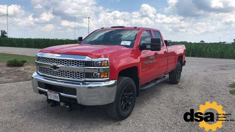 2019 Chevrolet 2500 HD Silverado Pickup Truck, - Don Smock Auction Company