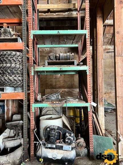 Pallet racking, NAPA Air Boss Compressor, Engine Parts - Don Smock ...