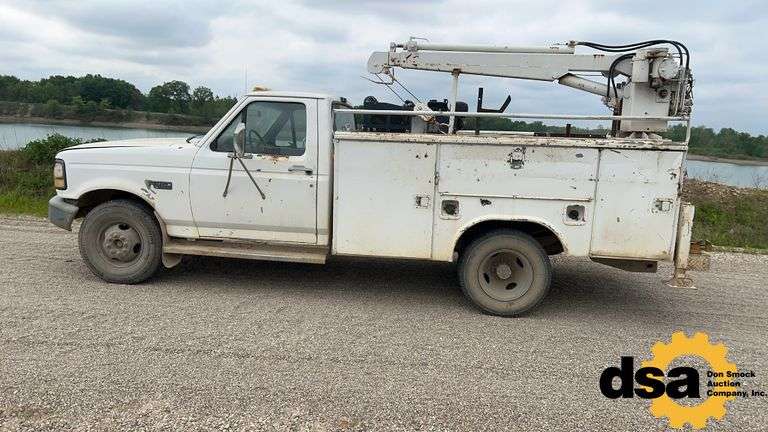 1998 Ford F350 Service Truck, - Don Smock Auction Company