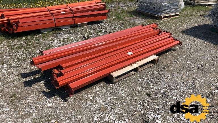 Assorted 8' Pallet Racking Rails - Don Smock Auction Company
