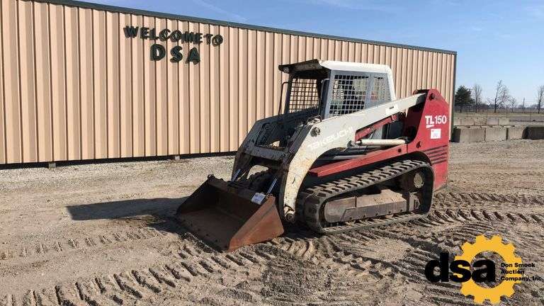 Takeuchi TL150 Track Skid Loader, - Don Smock Auction Company