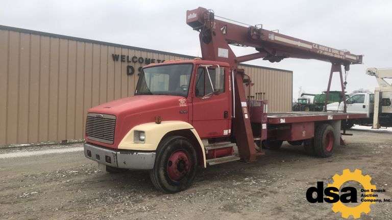2001 Freightliner FL70 Boom Truck, - Don Smock Auction Company