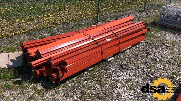 Assorted 8' Pallet Racking Rails - Don Smock Auction Company
