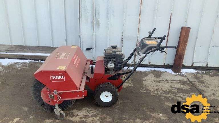 TORO 23740 Power Broom Walk Behind, - Don Smock Auction Company