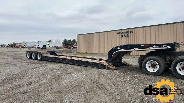 2008 Talbert 50 Ton Lowboy Trailer, - Don Smock Auction Company