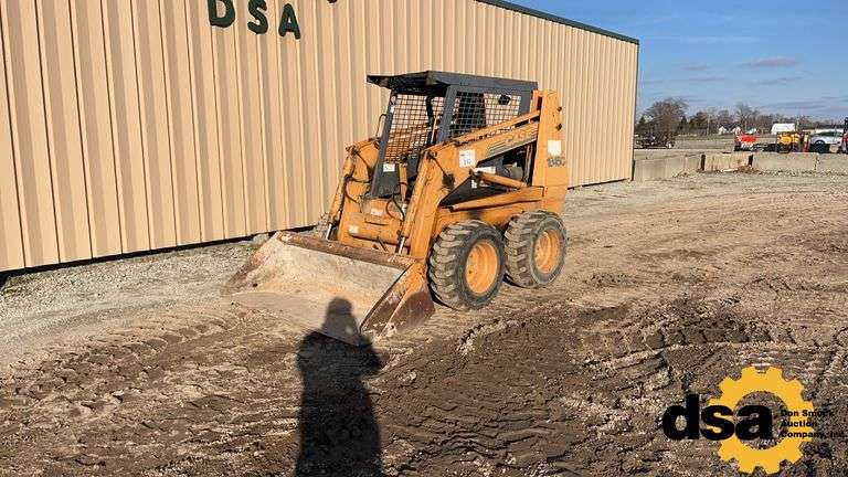 Case 1845C Rubber Tired Skid Loader, - Don Smock Auction Company