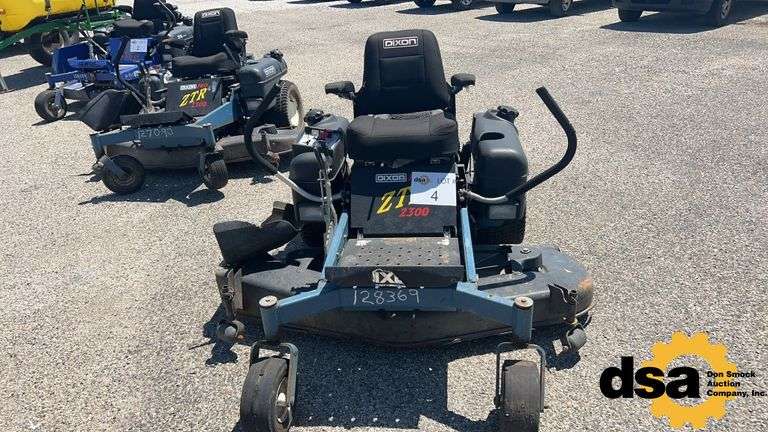 2004 Dixon Pro ZTR 2300 Zero Turn Mower, - Don Smock Auction Company