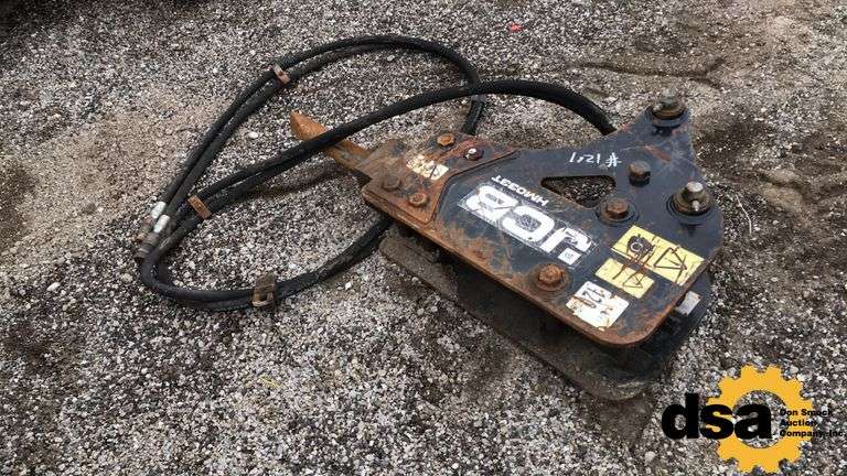 JCB Hydraulic Hammer Backhoe Attachment, - Don Smock Auction Company