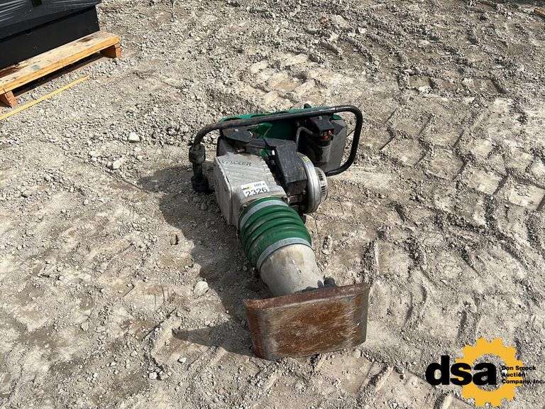 Wacker BS600 Jump Plate Compactor - Don Smock Auction Company