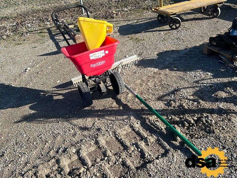 EarthWay Seeder, Paint Sprayer, Pull Rake - Don Smock Auction Company