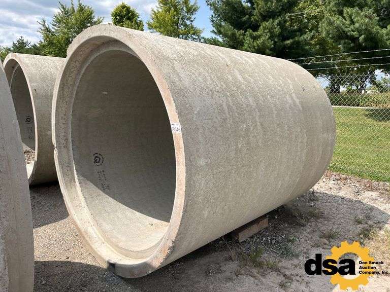 66" Grade 3 Bell and Spigot Concrete Pipe, 8' Section - Don Smock ...