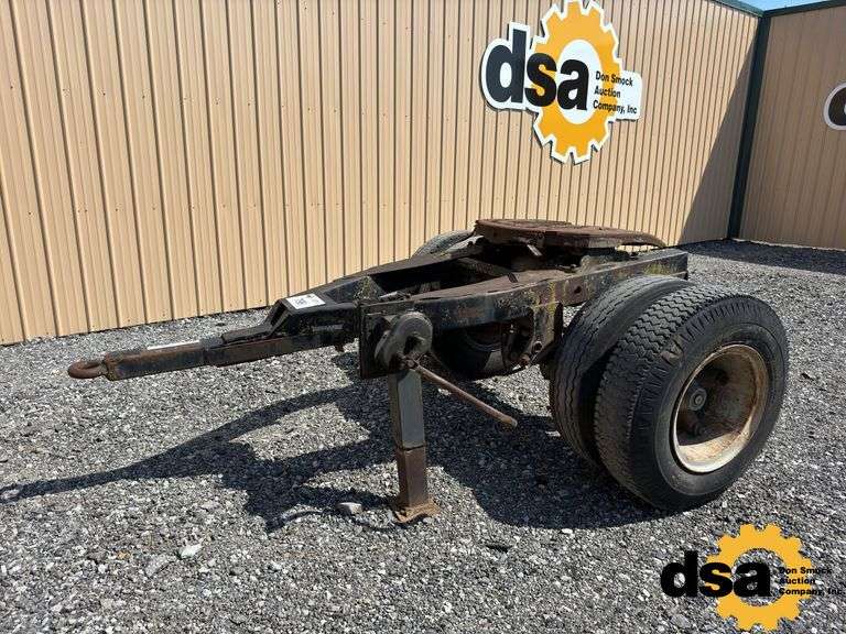 Single Axle Pup Dolly - Don Smock Auction Company