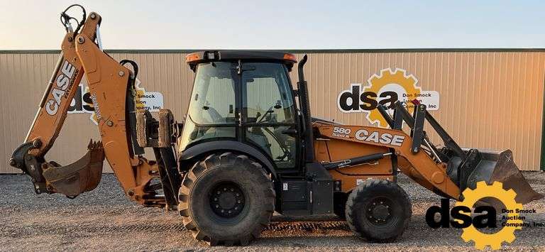 Case 580 Super N Loader Backhoe - Don Smock Auction Company