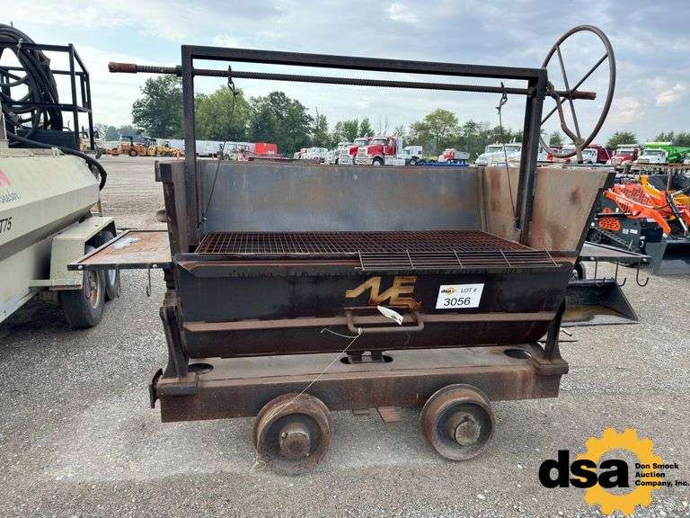 Mining Equipment Railway Coal Cart Custom Made Grill - Don Smock ...