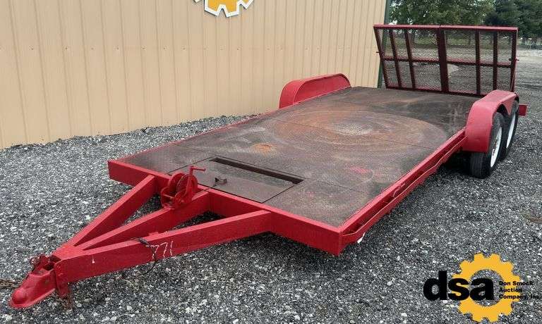 Tag Trail 78”x14’ with 4’ Dove Tag Trailer - Don Smock Auction Company