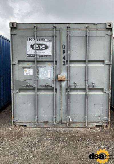 40' Steel Shipping Container - Don Smock Auction Company