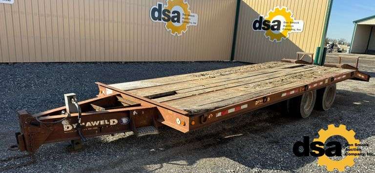 1997 Dynaweld 10 Ton Tag Trailer - Don Smock Auction Company