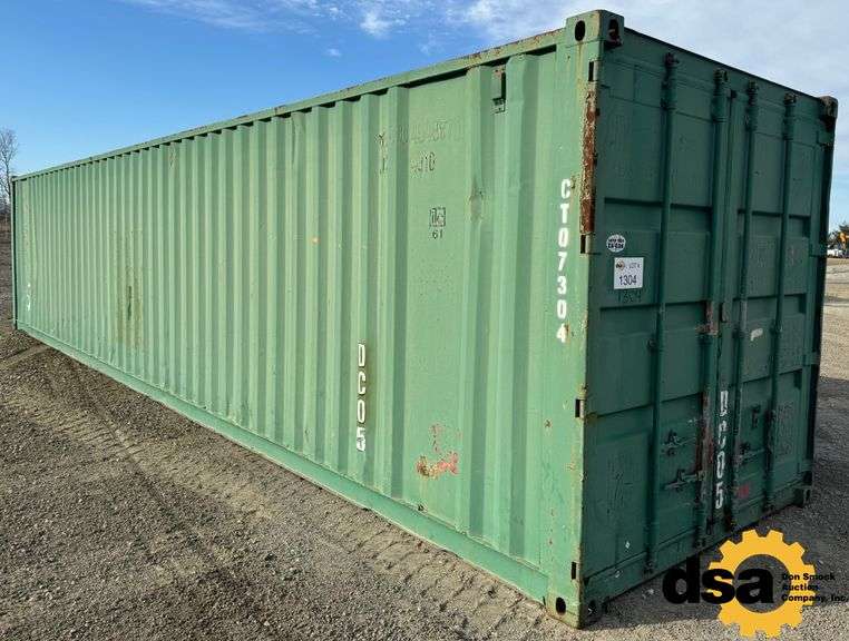 40’ Steel Shipping Container - Don Smock Auction Company