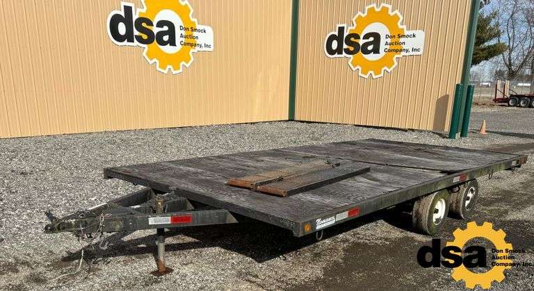 2001 NNC 16’ Flatbed Trailer - Don Smock Auction Company