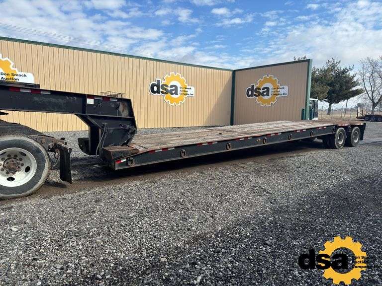 1977 Rogers 34' Detach Paver Lowboy Trailer - Don Smock Auction Company