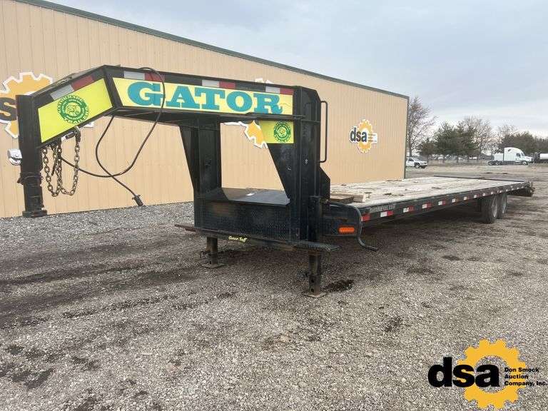 2021 Gator Made Flatbed Gooseneck Trailer - Don Smock Auction Company
