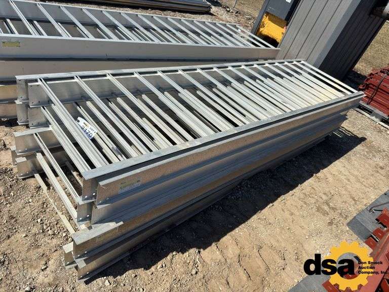 (8) Chalfant 12’ Ladder Trays, 36” Tray, 9”RS - Don Smock Auction Company