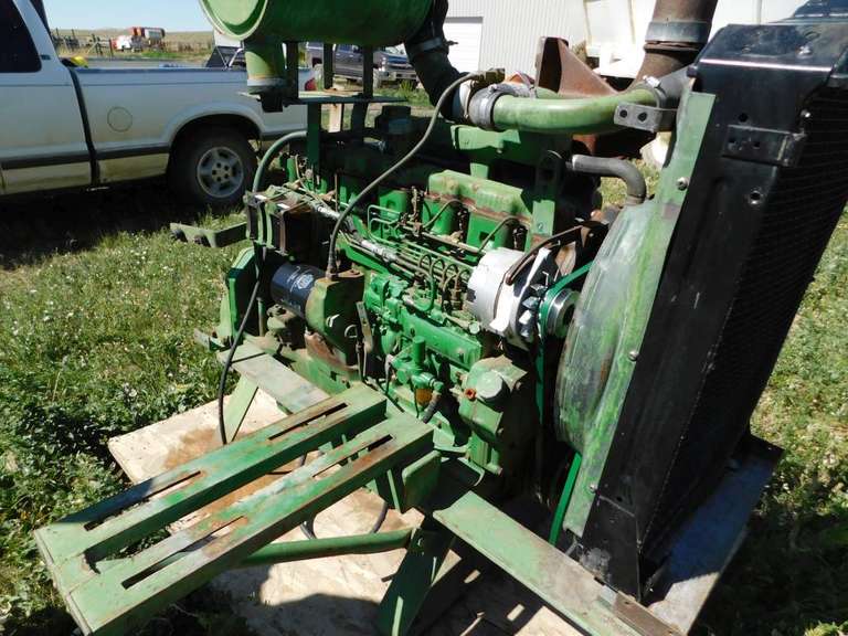 Rebuilt 466 John Deere Engine - Smith Sales Co. Auctioneers
