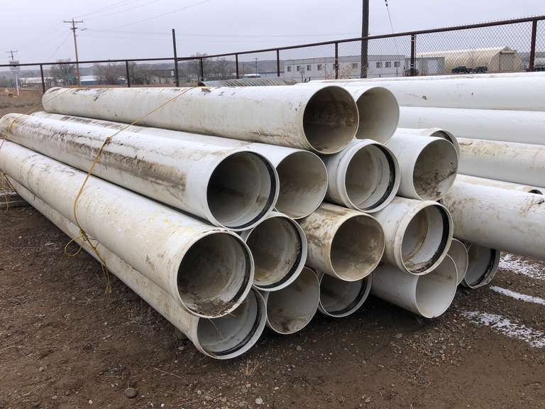 Quantity of 15 inch PVC Pipe - Smith Sales Co. Auctioneers