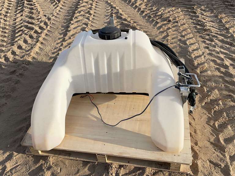Sprayer Tank with Pump for a Four Wheeler - Smith Sales Co. Auctioneers
