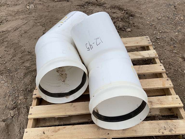 12 Inch Irragation Pipe Elbows - Smith Sales Co. Auctioneers