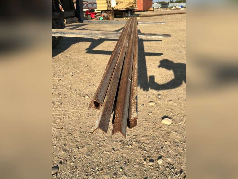 19 sticks of 1.25 Inch Angle Iron Approx. 20ft Long - Smith Sales Co ...