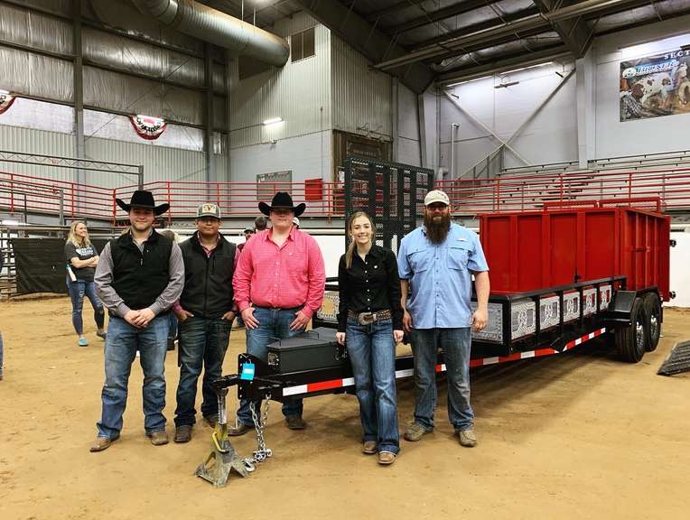 Glen Rose FFA 20ft Hybrid Utility Trailer - StockShowAuctions.com