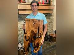 Brett Gerlach Veterans Memorial FFA Mesquite Hat Rack ...