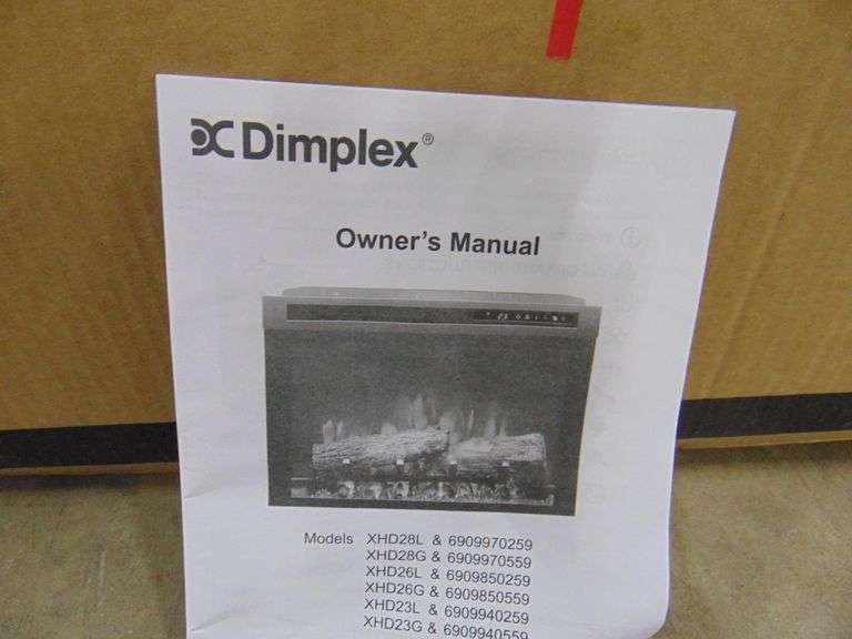 Dimplex Model XHD28L Fireplace - Bright Star Real Estate Services