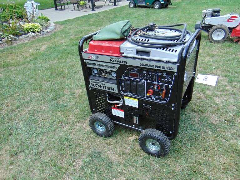 AMP Command Pro III 9500 Air Compressor/Welder/Generator - Bright Star ...