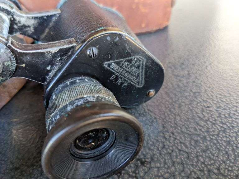 Vintage Goerz Helinox Binoculars with Leather Case - South Auction