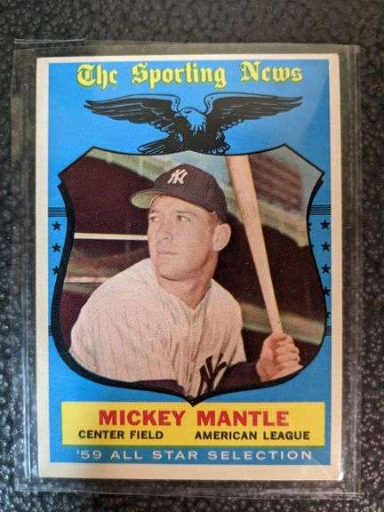 1959 Topps All Star Mickey Mantle #564 - South Auction