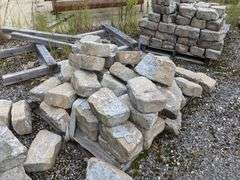 Bulk lot of miscellaneous concrete pavers/stones - South Auction